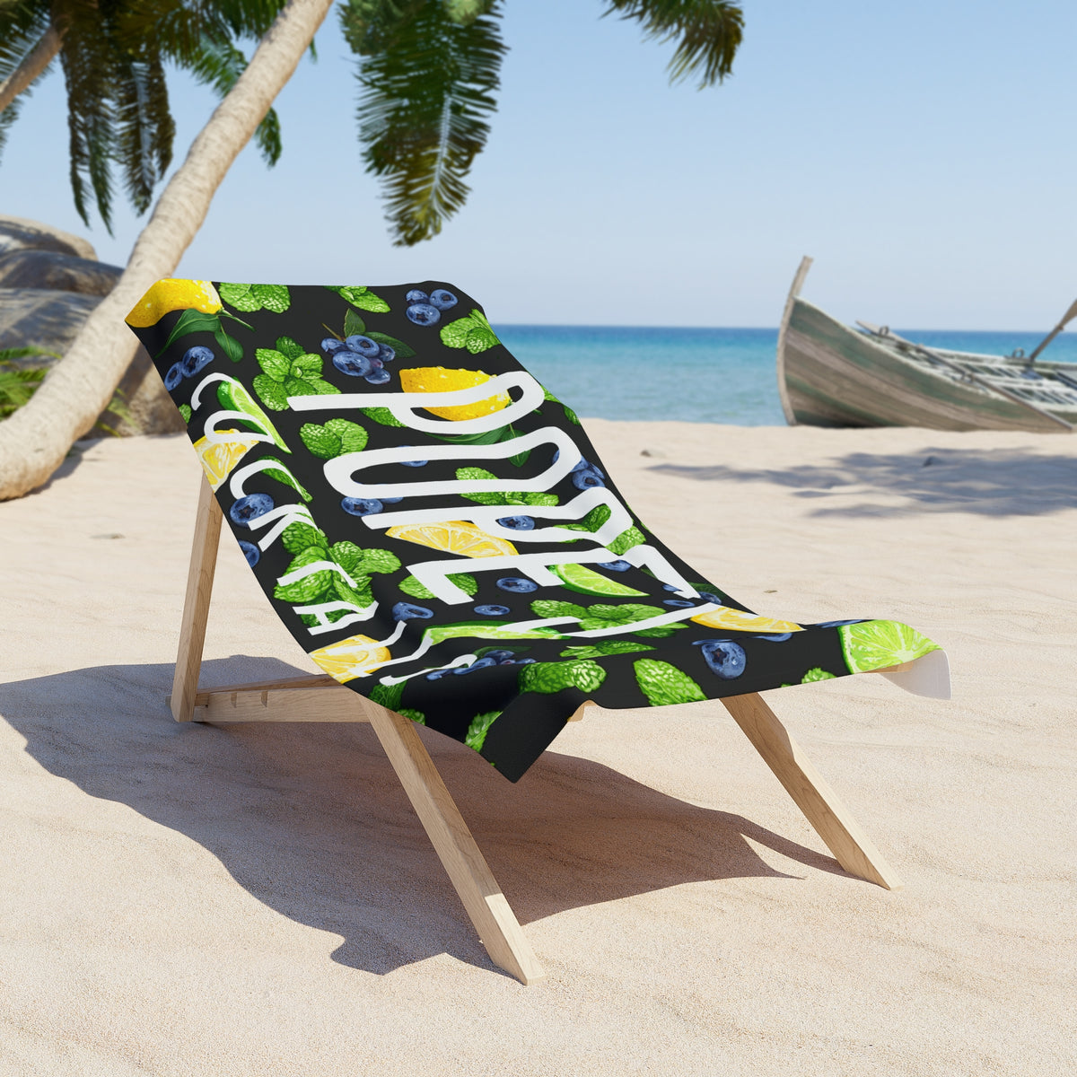 Pope's Cocktails Created To-Go Original Beach Towel – Pope's Kitchen