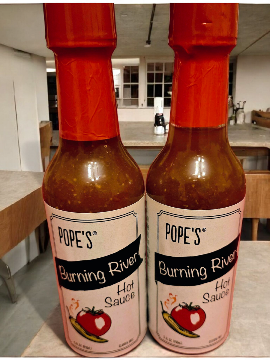Two Pope's Burning River Hot Sauce – Pope's Kitchen