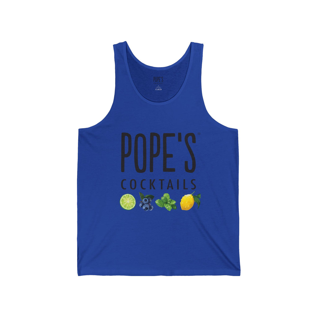 Pope's Cocktails Unisex Jersey Tank – Perfect for Summer Parties & Cel ...