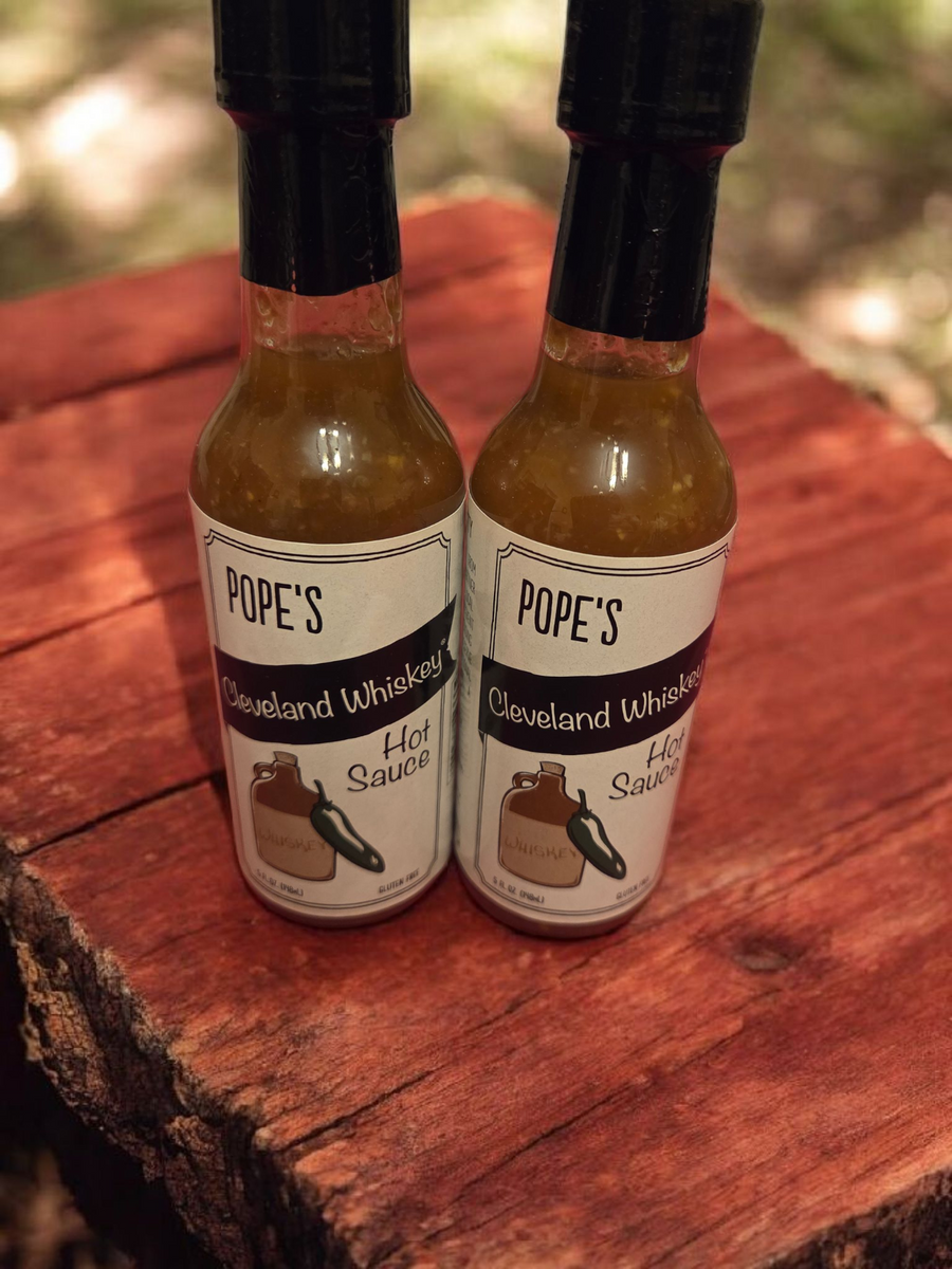 Two Pope's Cleveland Whiskey Hot Sauce – Pope's Kitchen